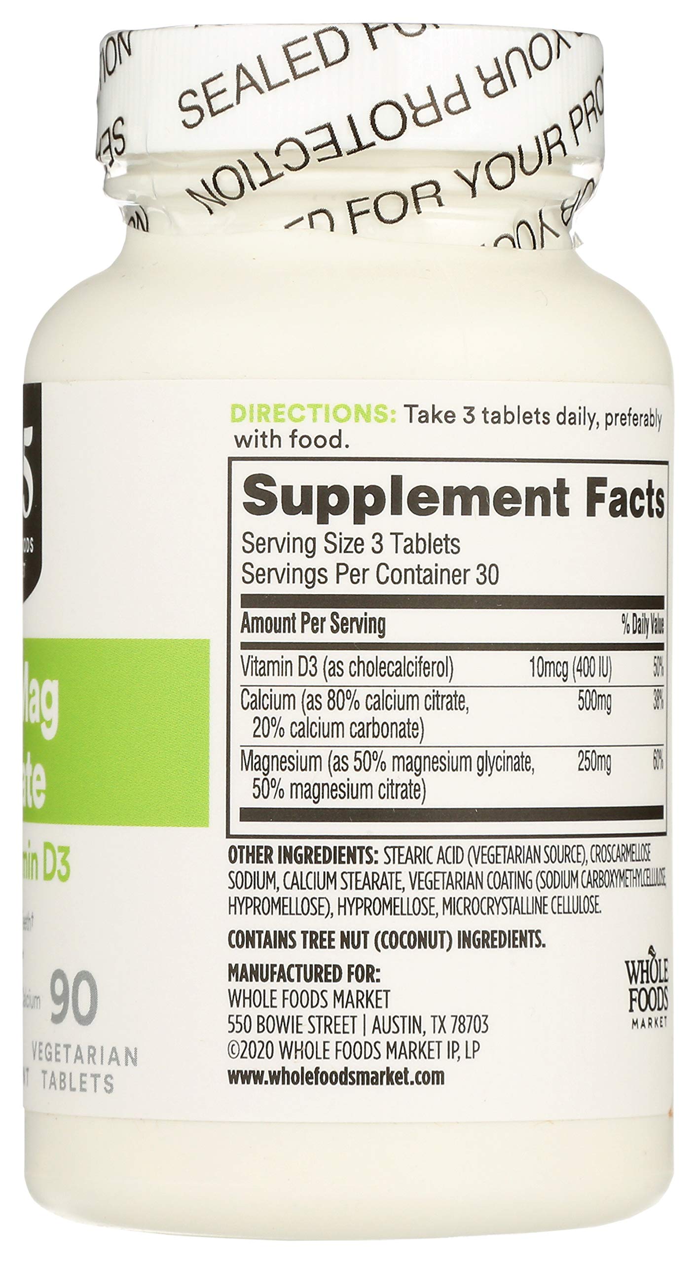 daily calcium citrate for wellness