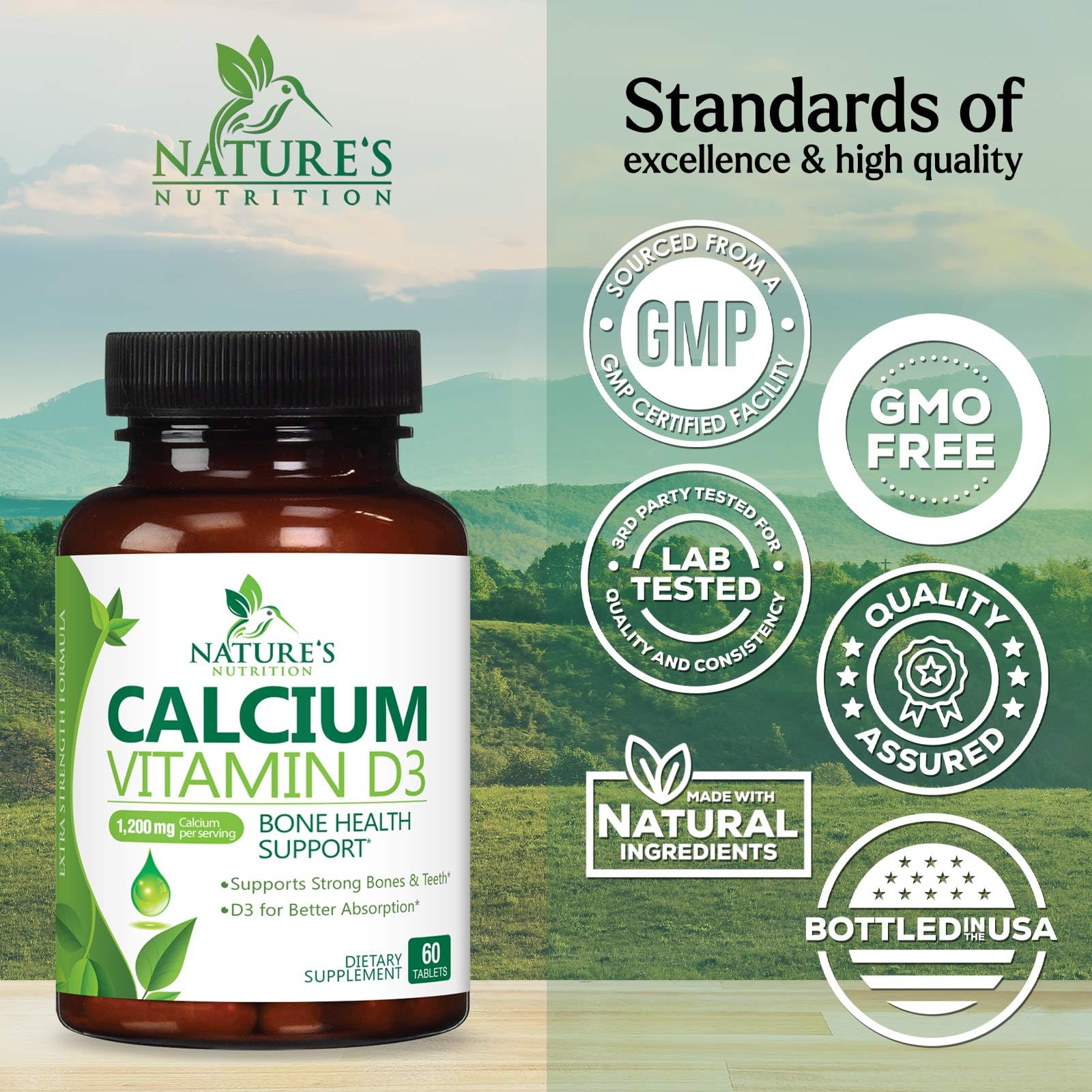 Daily calcium for overall wellness