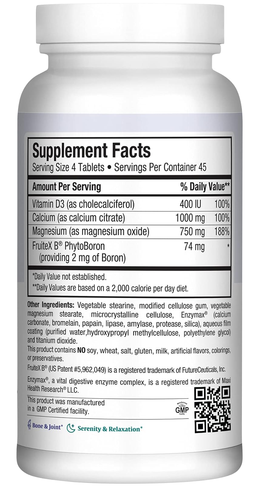 Daily calcium intake for adults