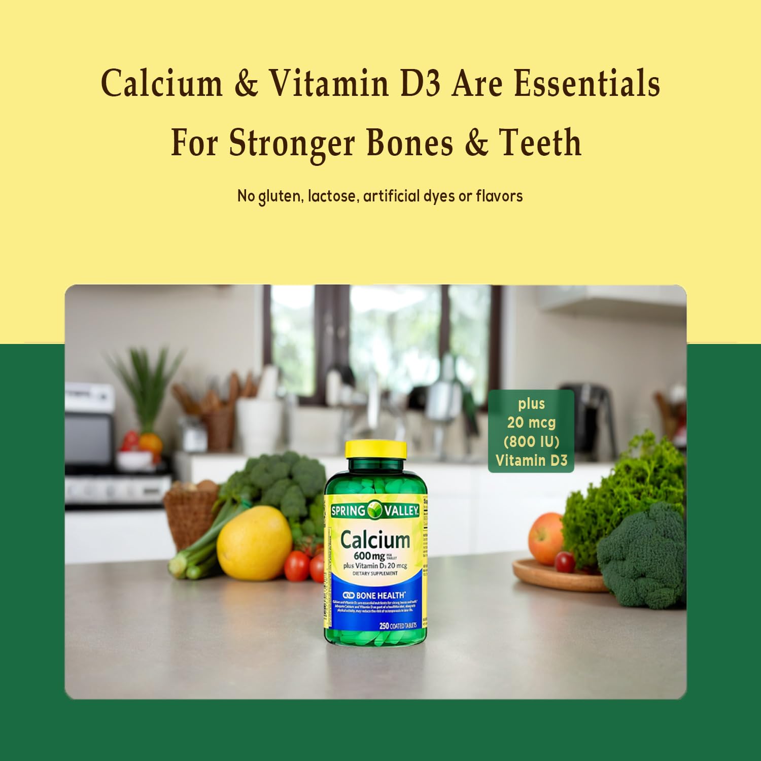 Daily calcium intake for better health