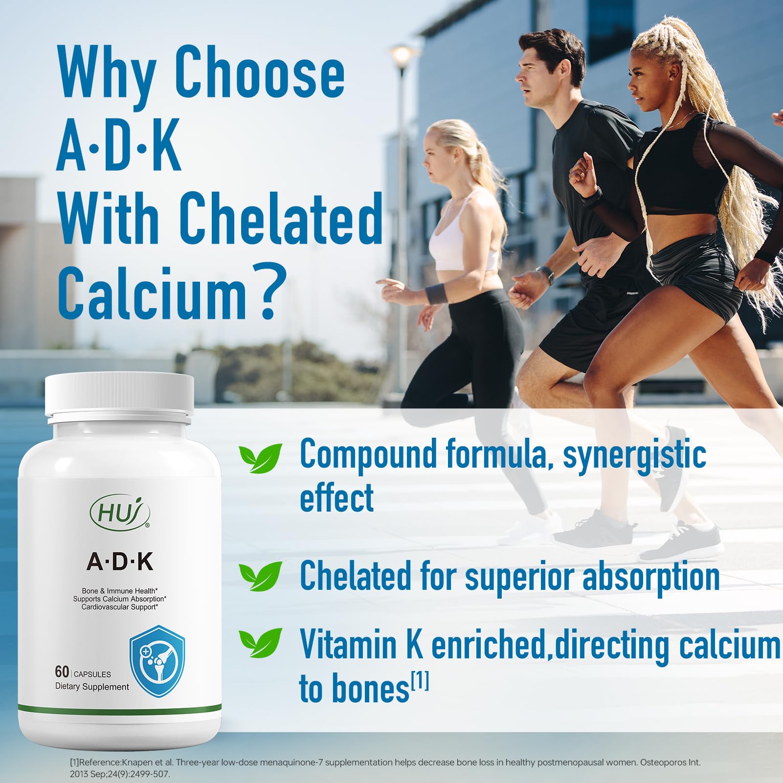 daily calcium intake for strong bones