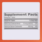 daily calcium intake support