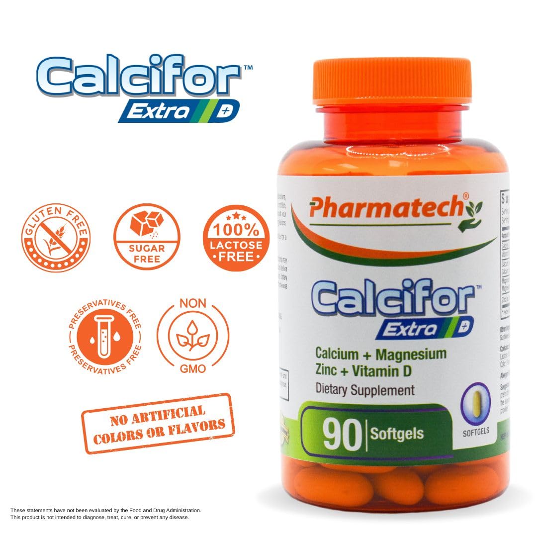 Daily calcium intake with Pharmatech