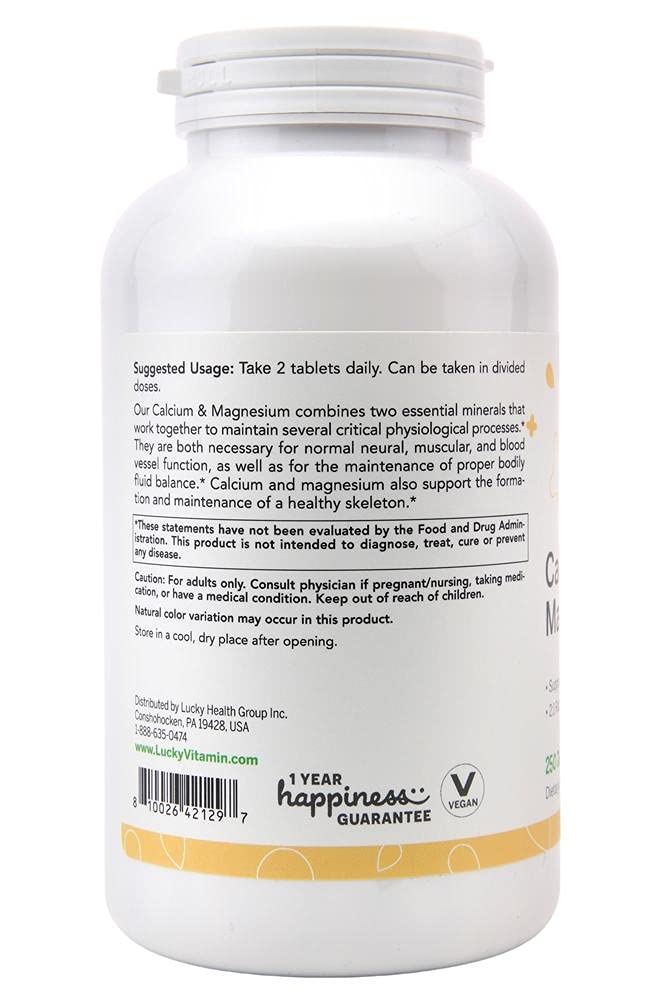 daily calcium magnesium intake