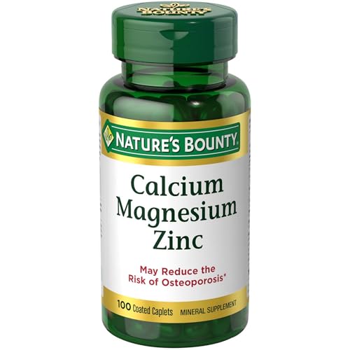 Daily calcium magnesium zinc caplets