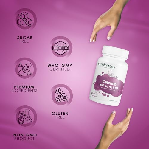 Daily calcium supplement for active lifestyles