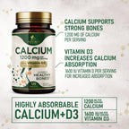 Daily calcium supplement for health