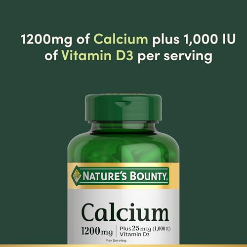 Daily calcium supplement for healthy bones