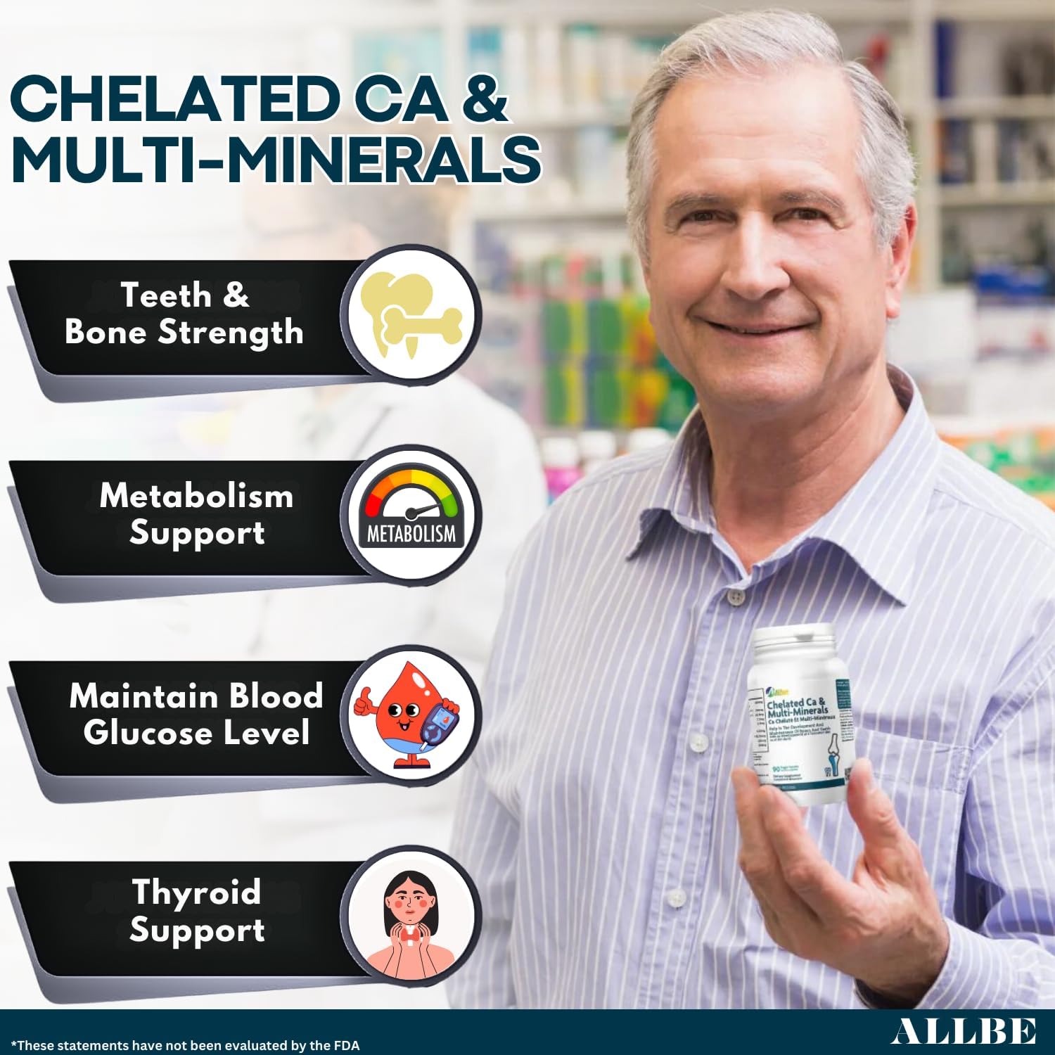 daily calcium supplement for strong teeth