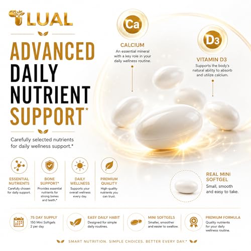 Daily calcium supplement with D3