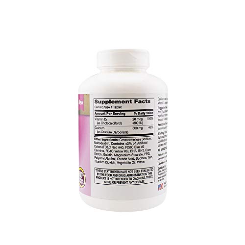 Daily calcium support for adults