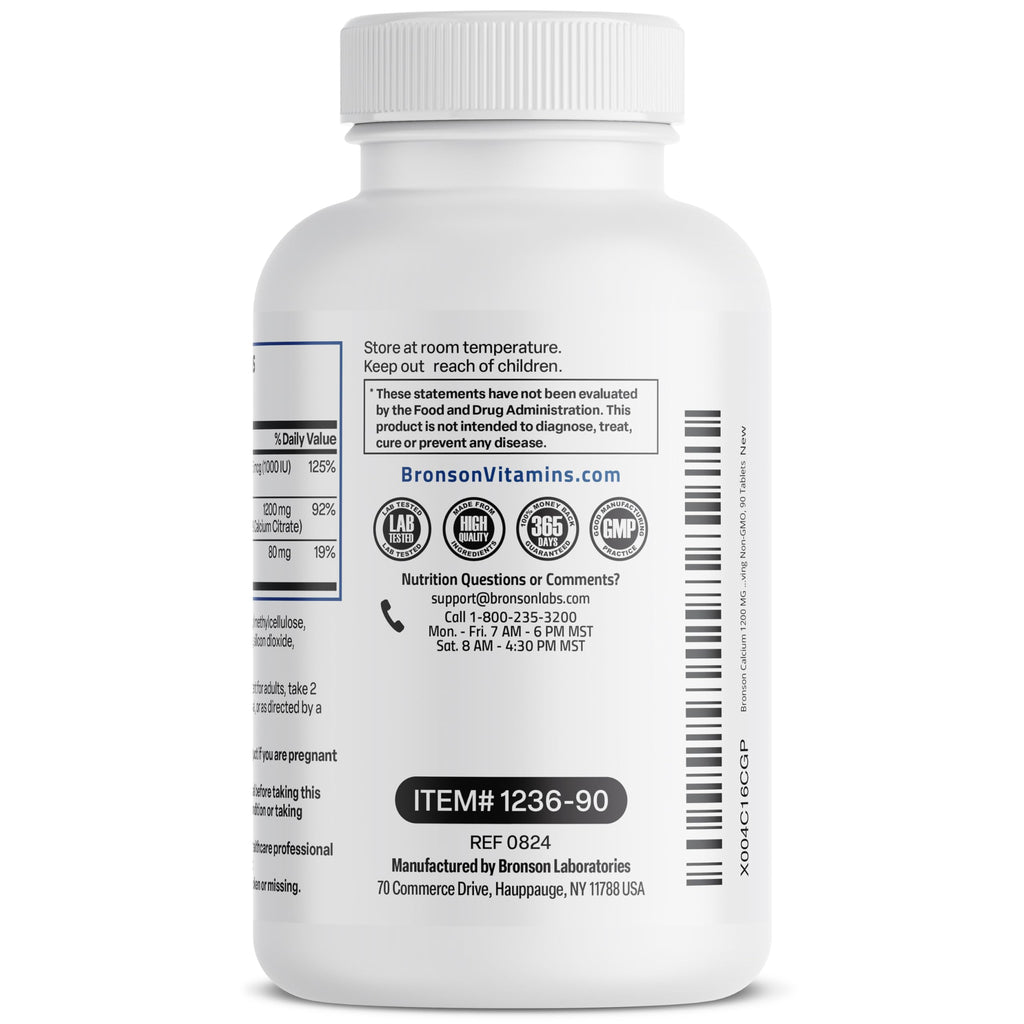 Daily calcium support for adults