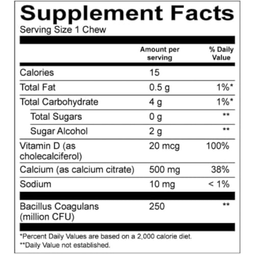 daily calcium support in soft chews