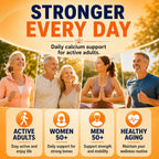 daily calcium support in tasty gummies