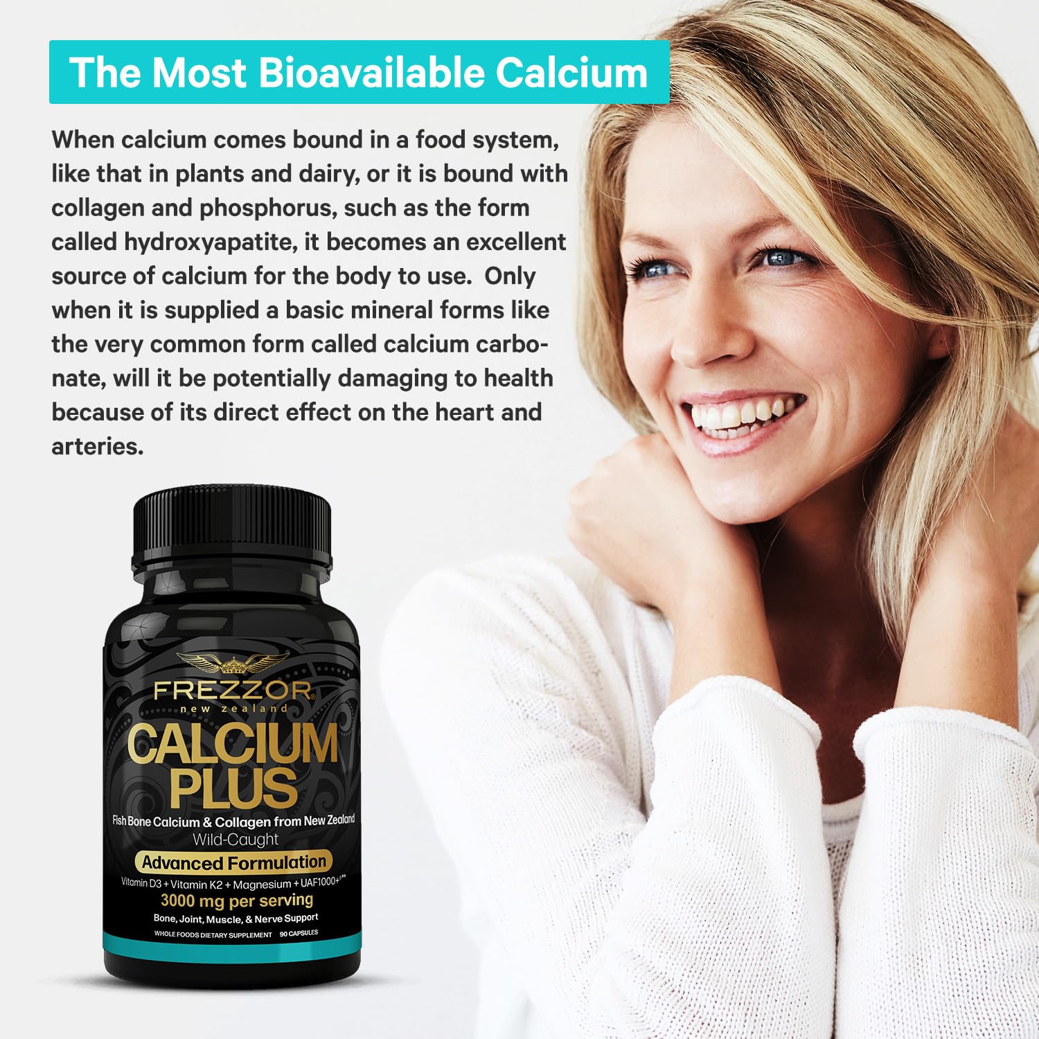 Daily calcium support with FREZZOR