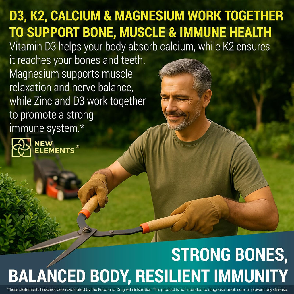 Daily calcium support with Vitamin D