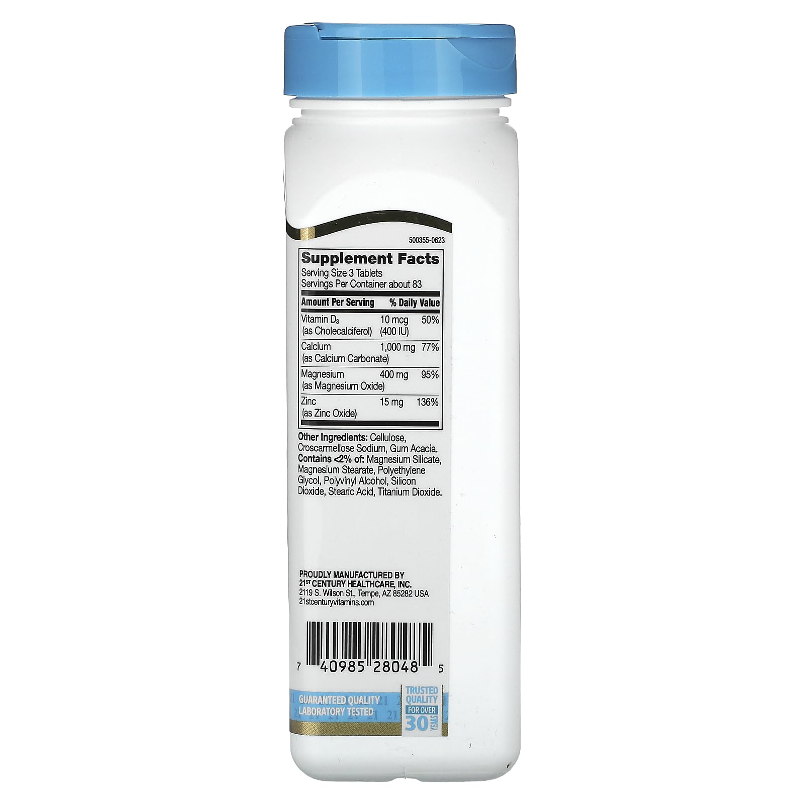 daily calcium tablets for strong bones
