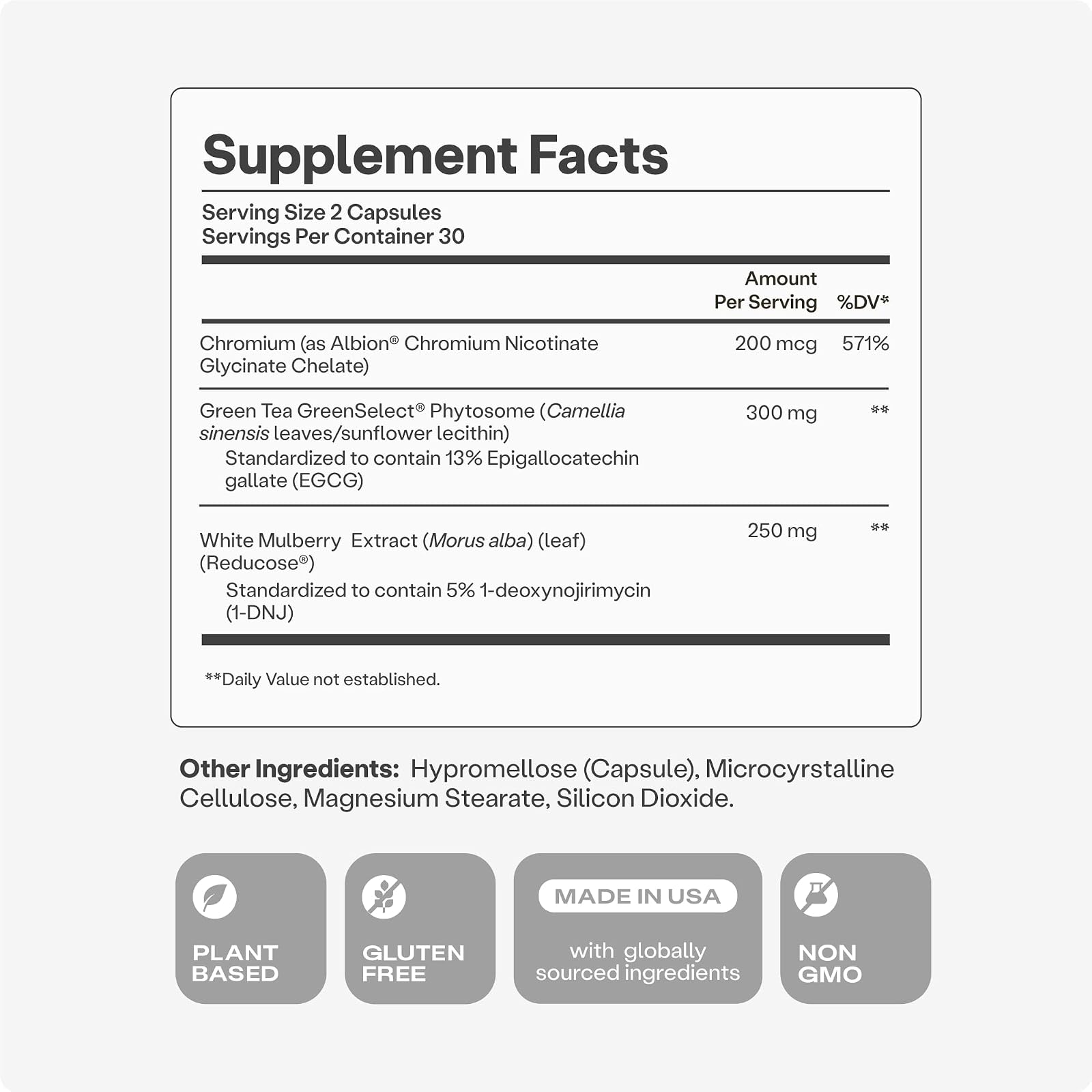 Daily capsules for optimal metabolic function