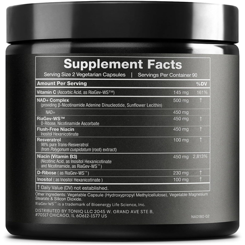 Daily capsules for vitality and longevity