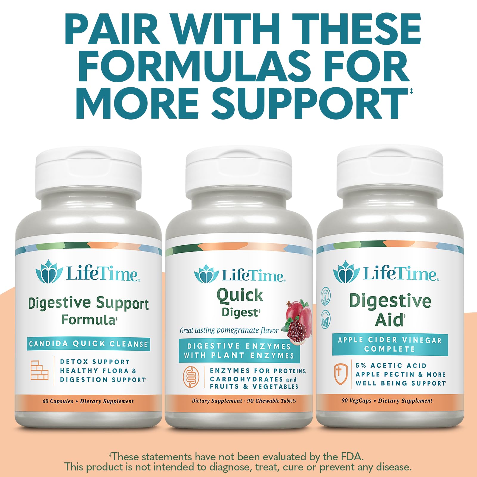daily chewable tablets for digestive support