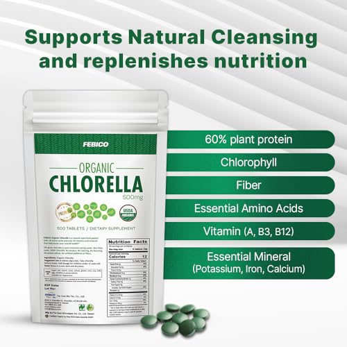 daily chlorella supplement for energy