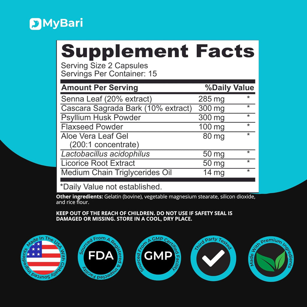 Daily cleanse capsules for wellness