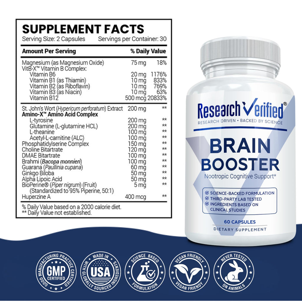 Daily cognitive health supplement