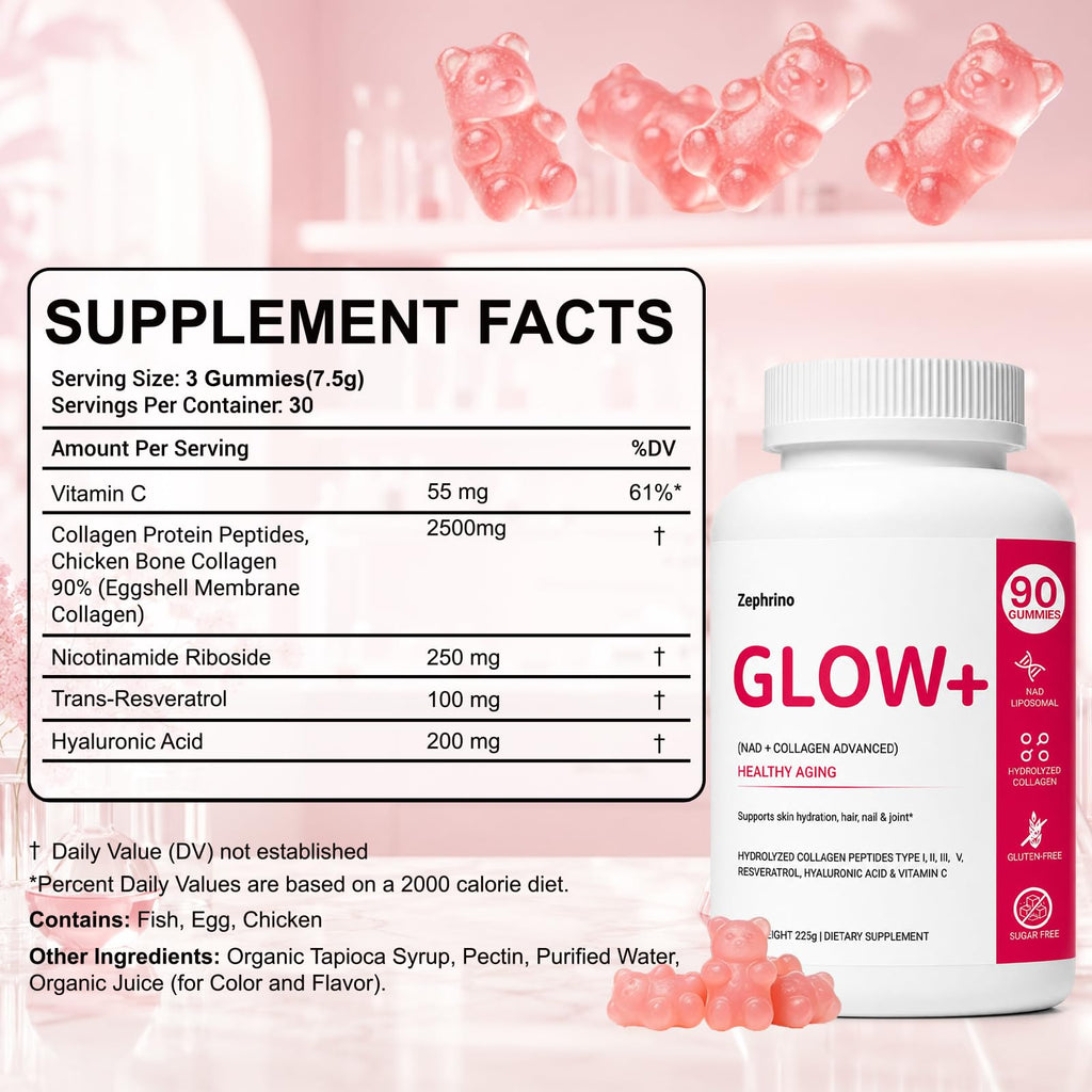 Daily collagen gummies for skin health