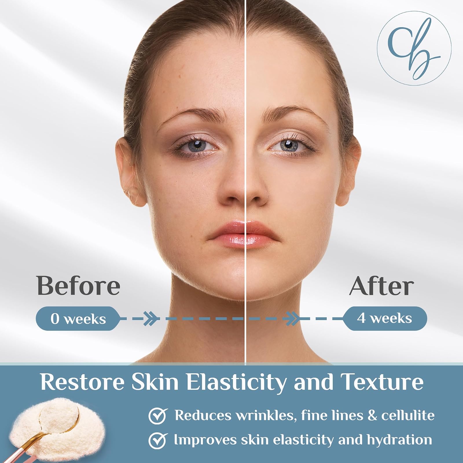 Daily collagen powder for wellness
