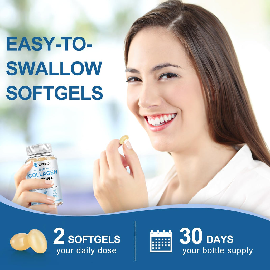 daily collagen softgels for wellness