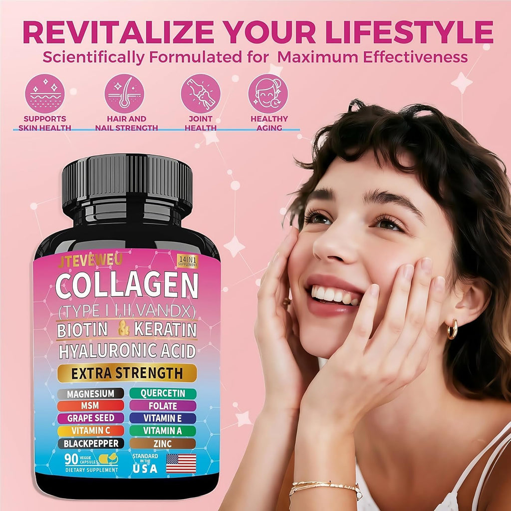 Daily collagen supplement for wellness