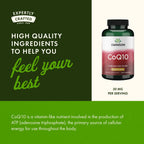 daily coq10 dosage for vitality