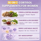 Daily cortisol supplement for wellness