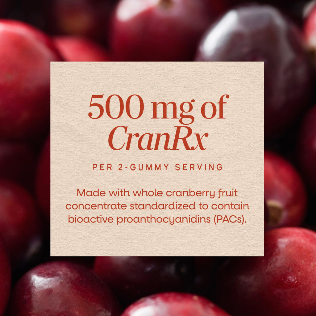 Daily cranberry gummies for adults