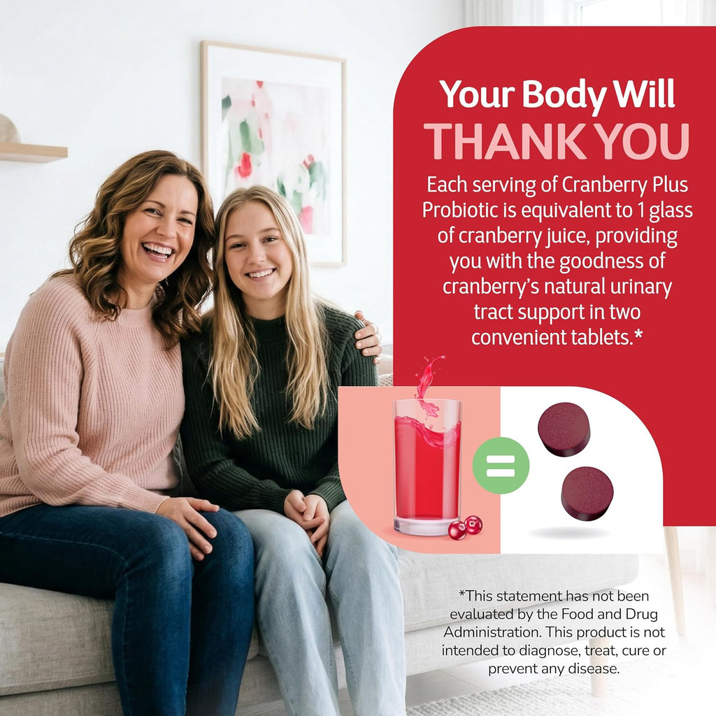Daily cranberry probiotic for wellness