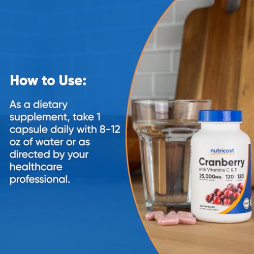 daily cranberry supplement for vitality
