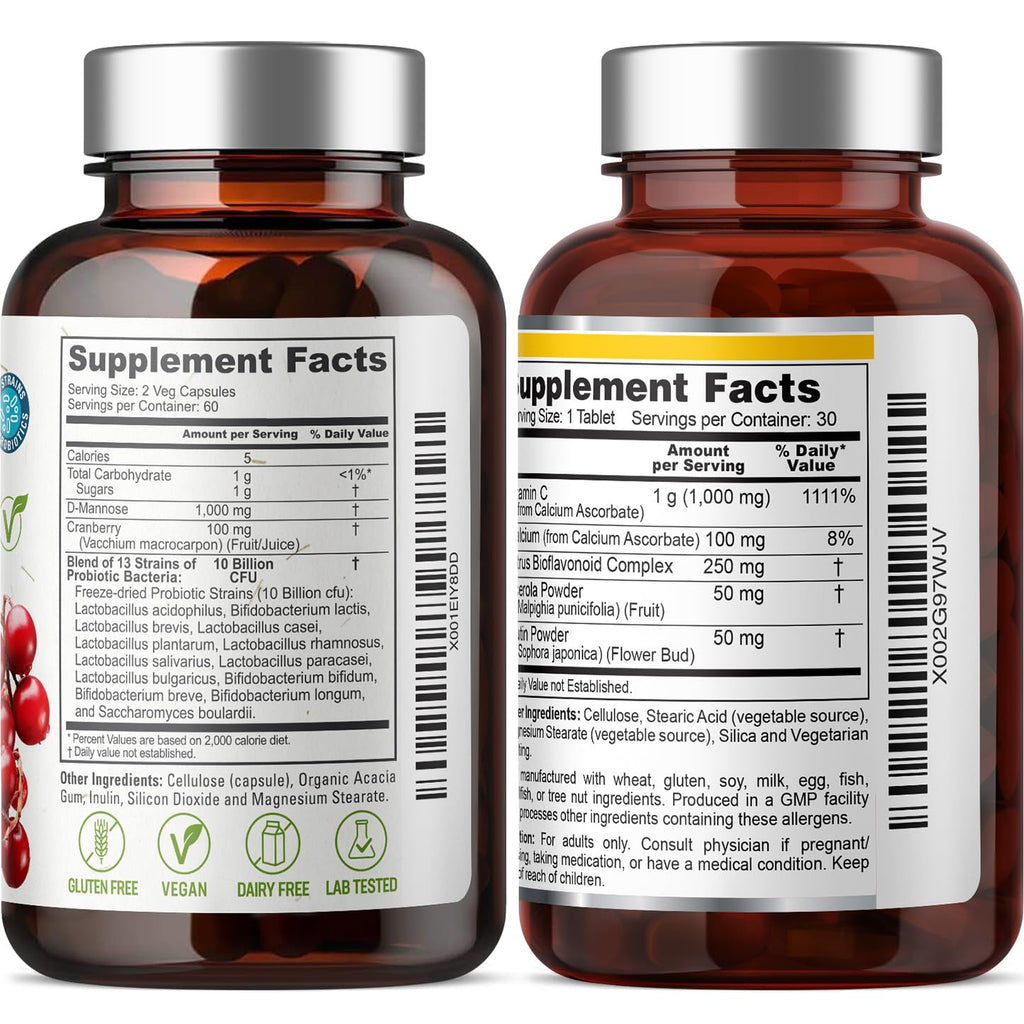 Daily cranberry supplement for women