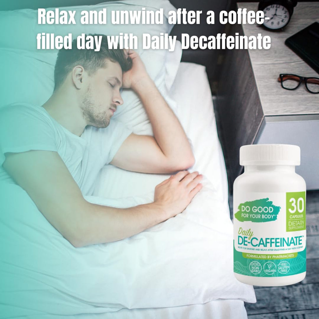 Daily De-Caffeinate multivitamin for men wellness