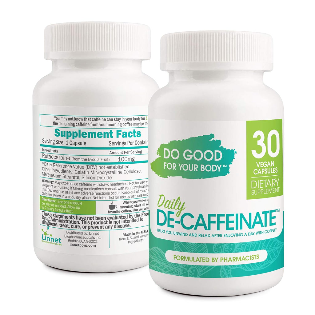 Daily De-Caffeinate whole food multivitamin capsules