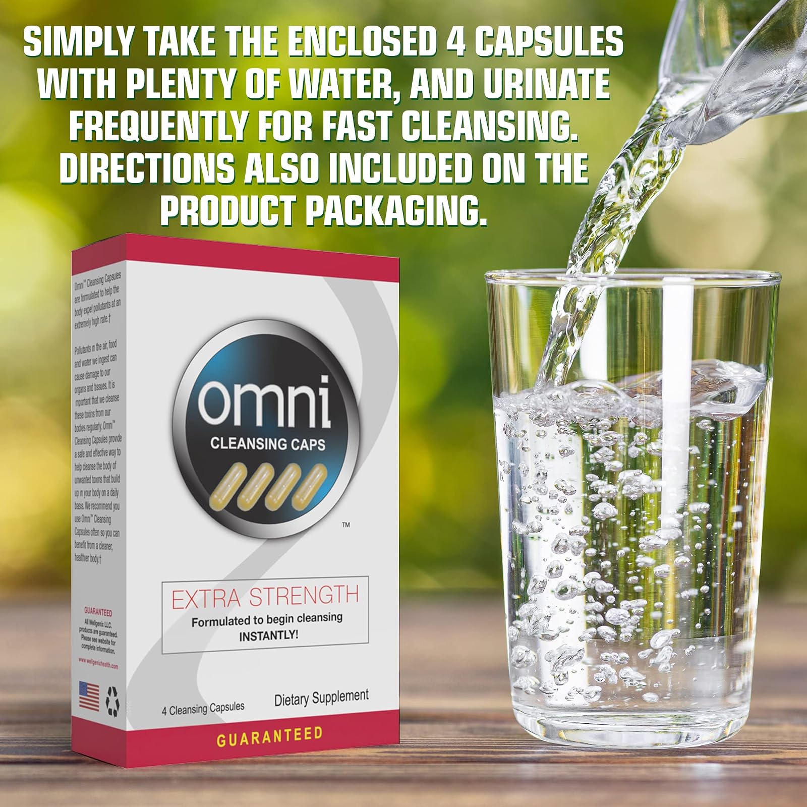 Daily detox capsules for wellness support