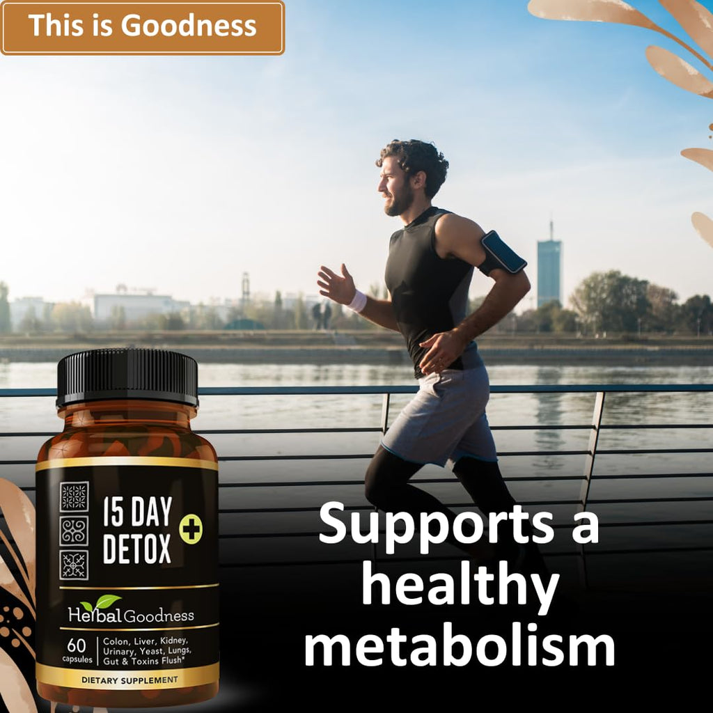 Daily detox capsules for wellness