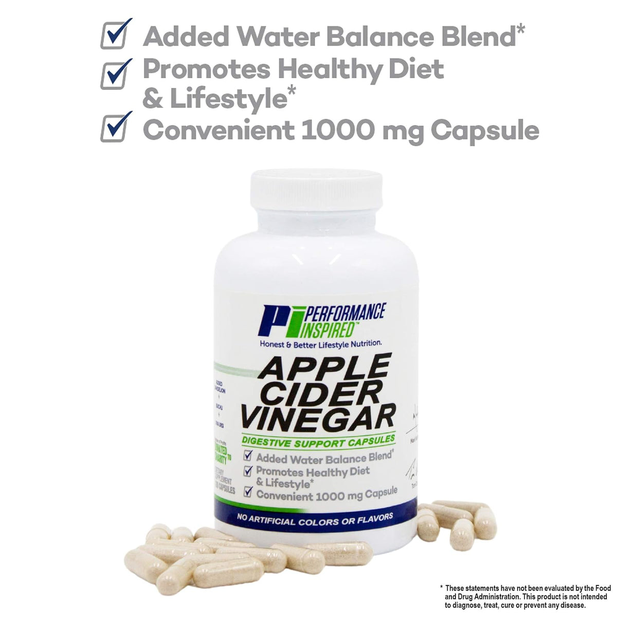 Daily detox support with apple cider vinegar