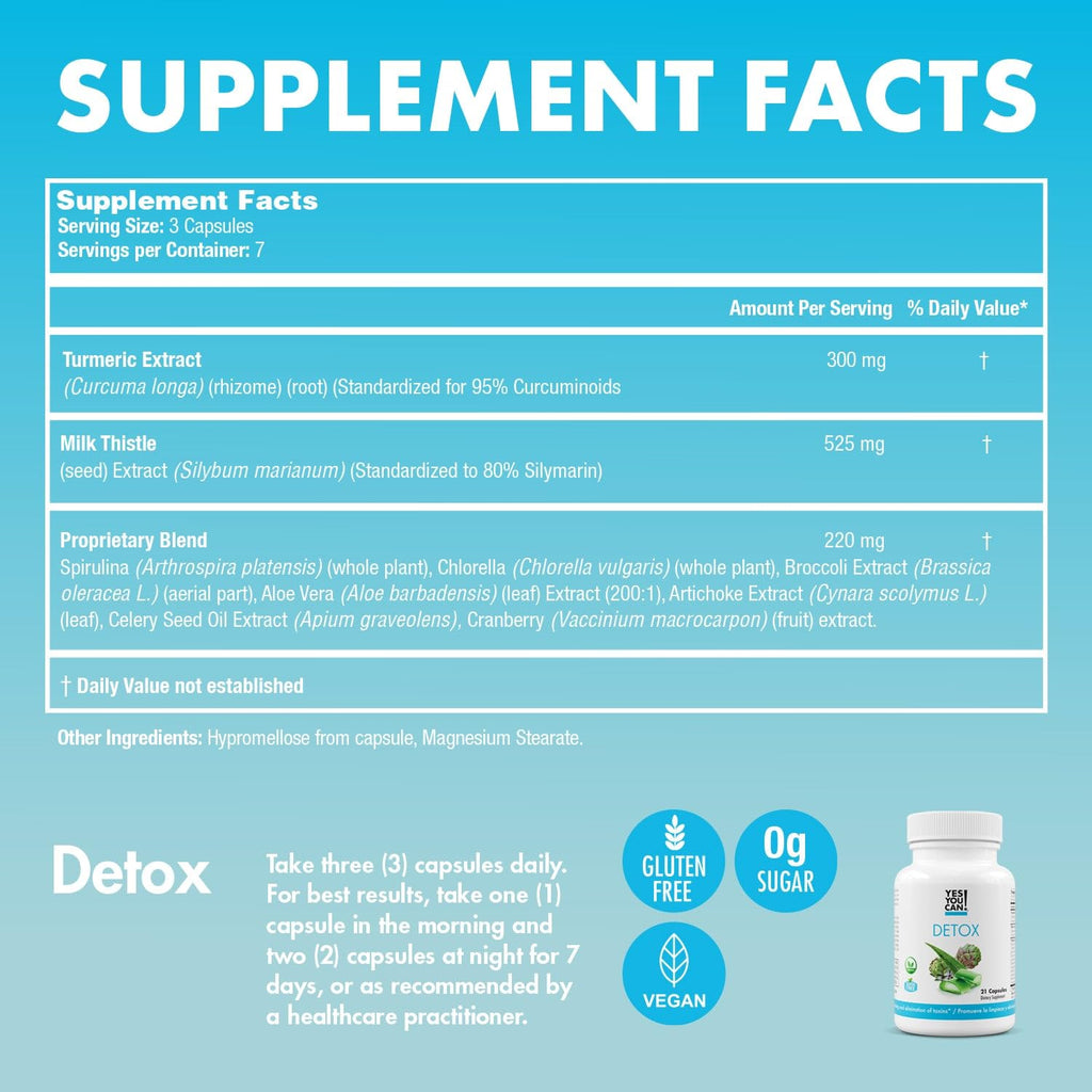 Daily detox support with vanilla flavour