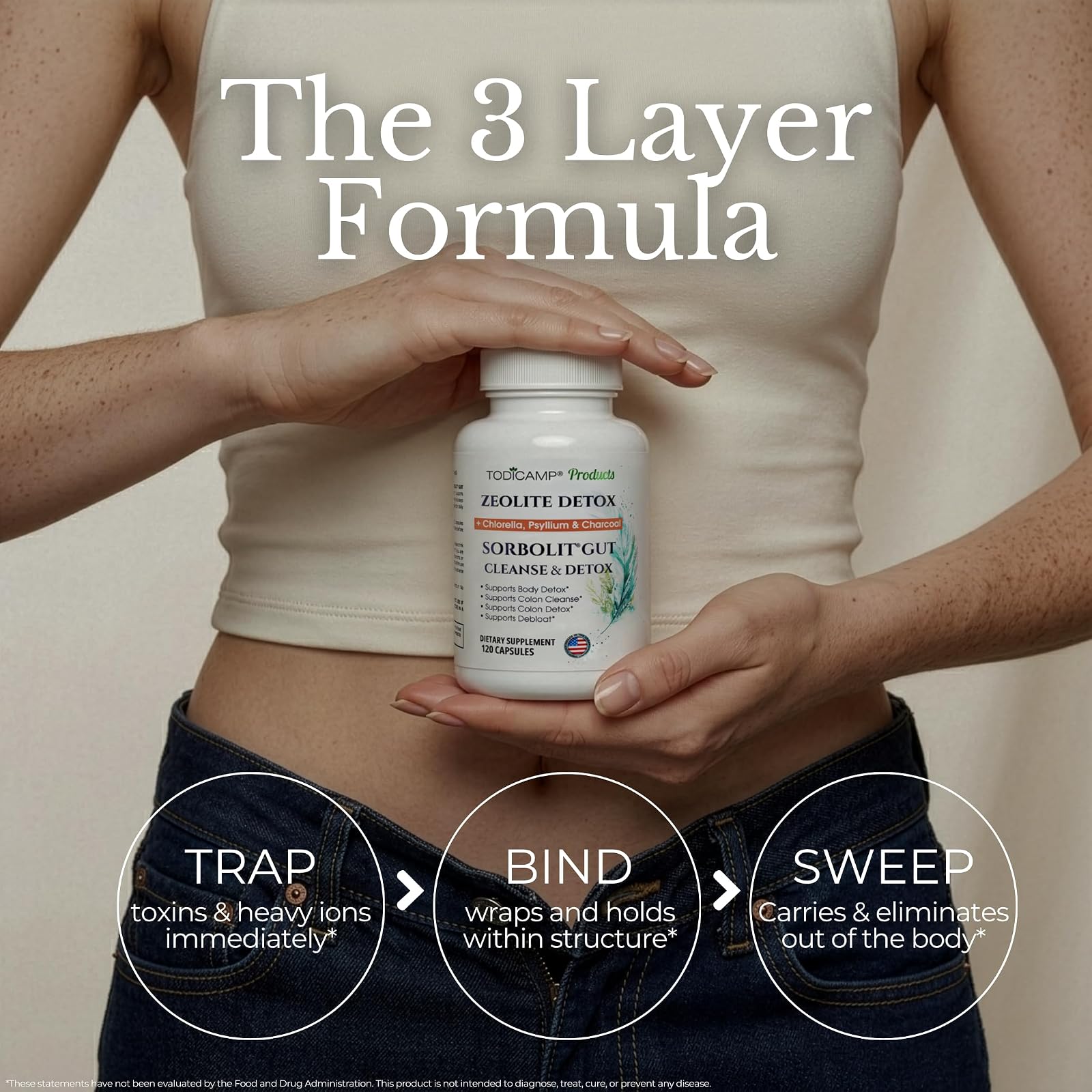 Daily detox tea for digestive support