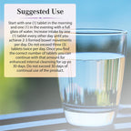 daily detox tea supplement tablets