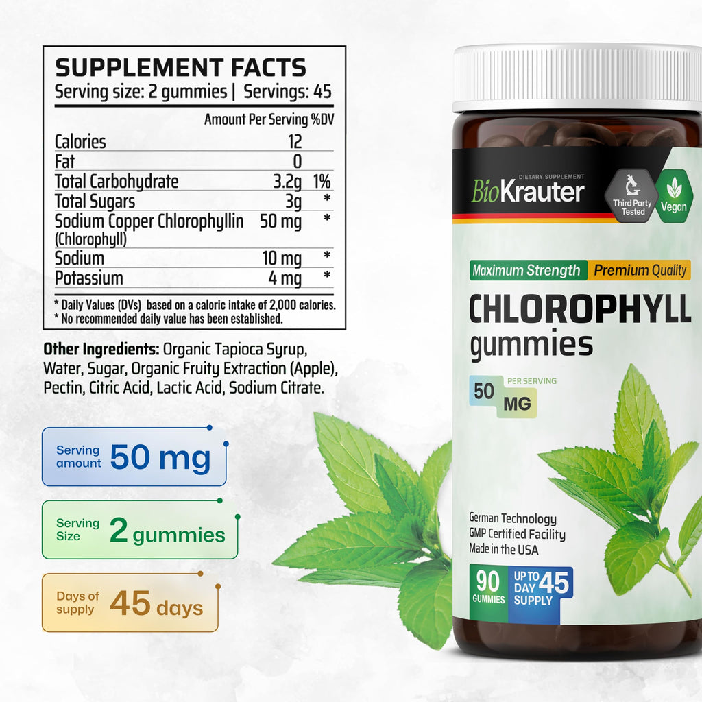 daily detox with chlorophyll gummies