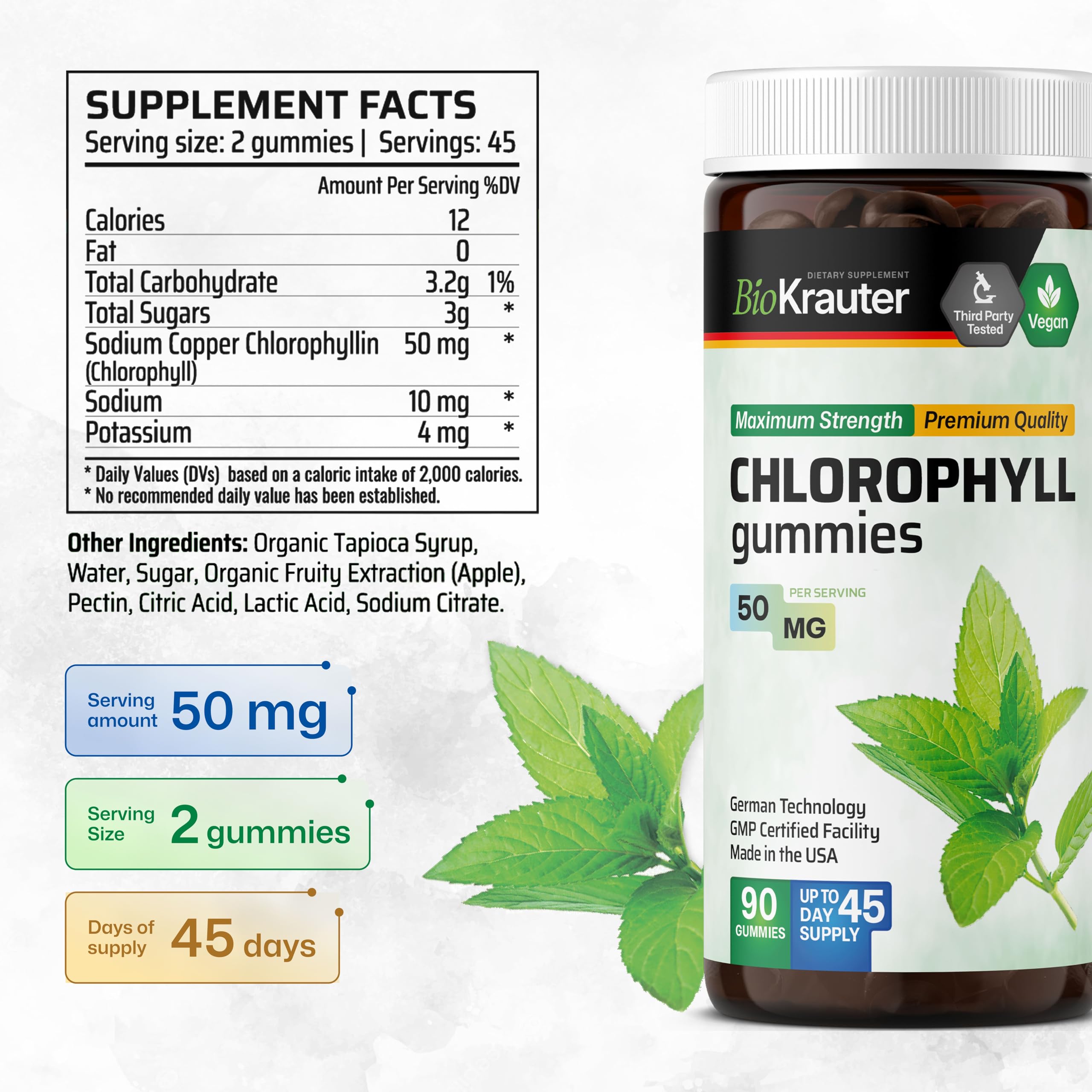 daily detox with chlorophyll gummies