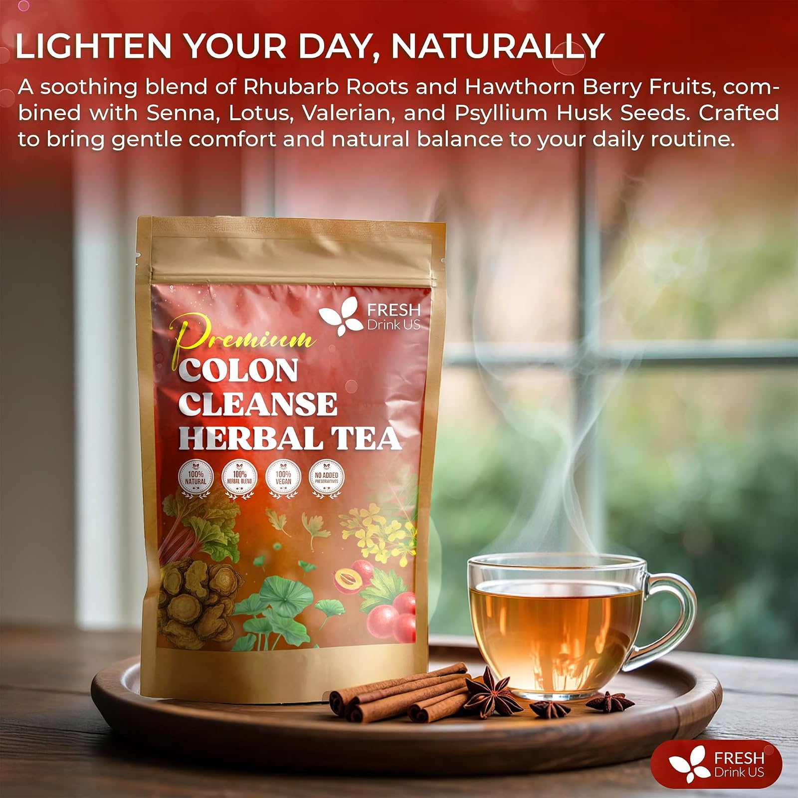 daily detox with FreshDrinkUS tea