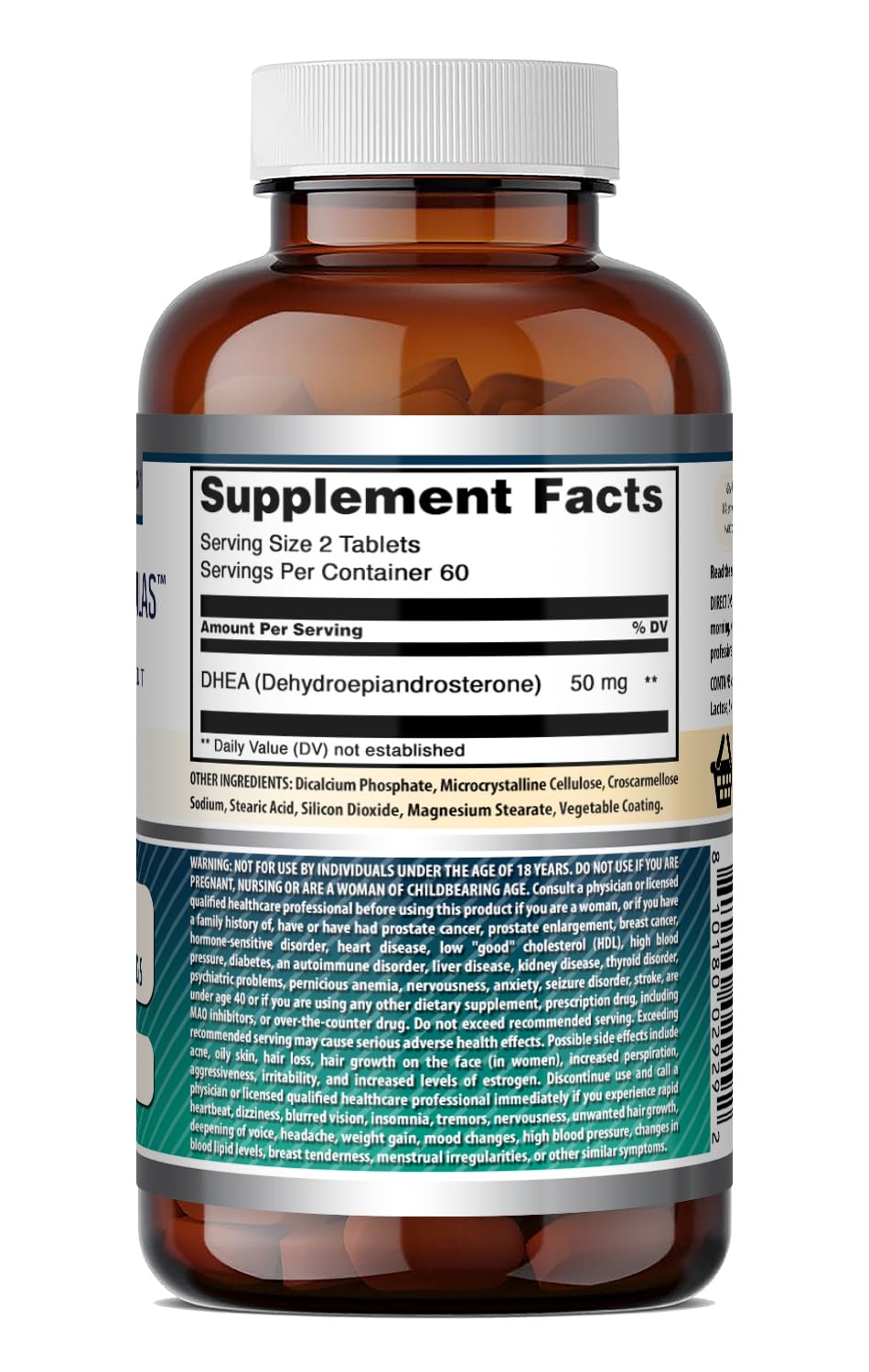 Daily DHEA supplement for men and women