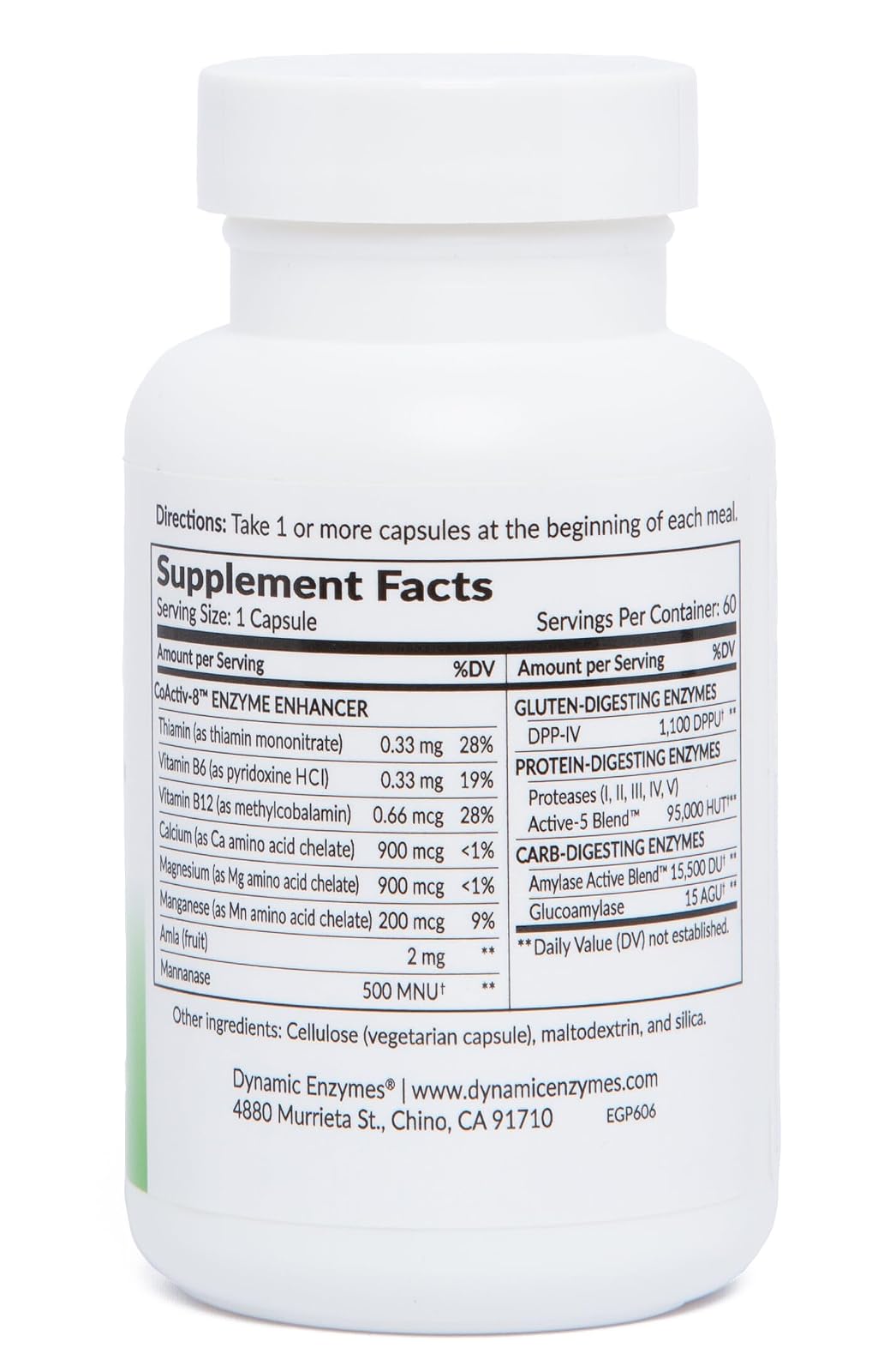 Daily digestive enzymes for wellness support